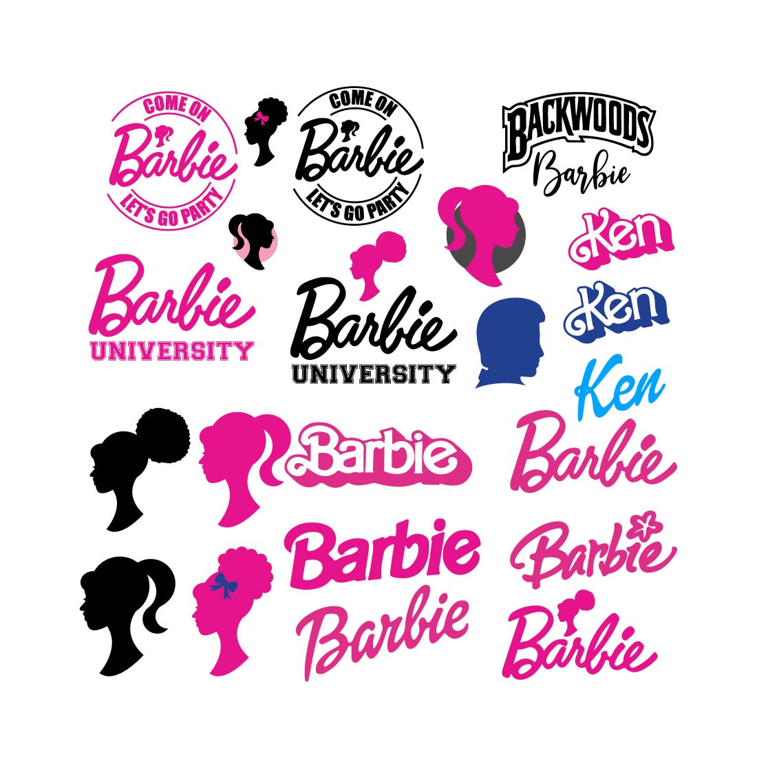 Barbie Logo Svg Barbie Svg Barbie Movie Svg Barbie Hallow Inspire