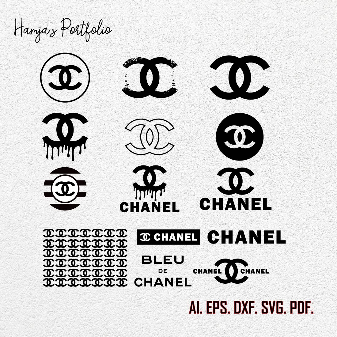 Chanel Logo Svg ,Fashion Logo Svg, Logo Bundle Svg, Chanel V - Inspire ...