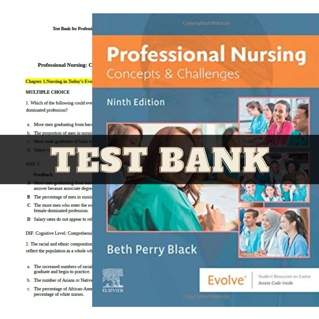 Test Bank For Professional Nursing Concepts & Challenges 9th | Inspire ...