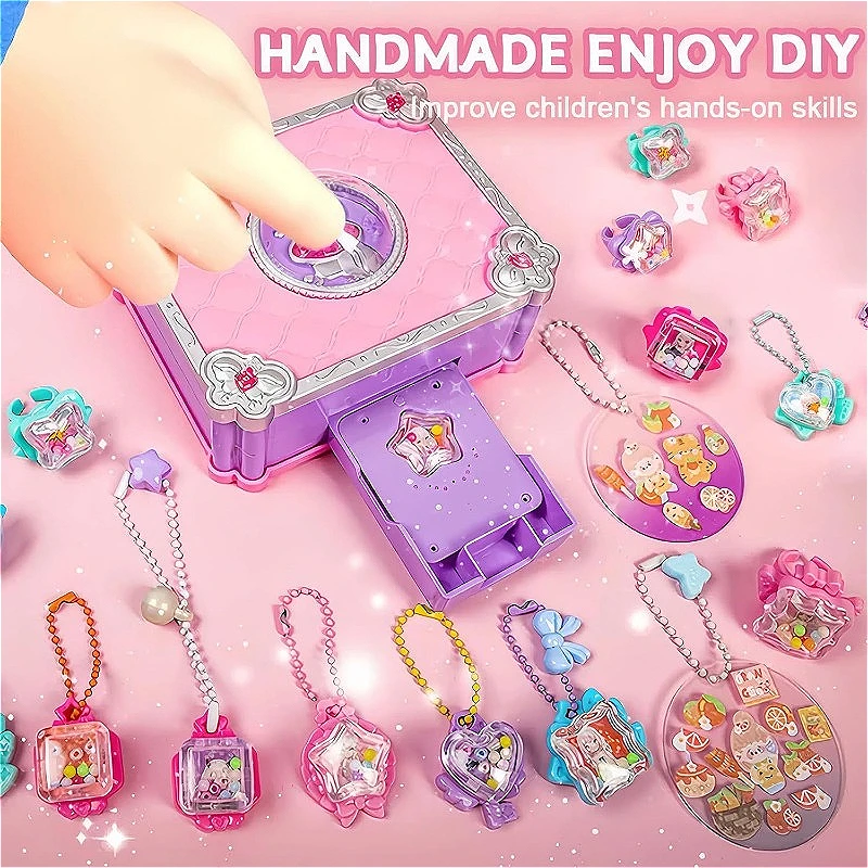 D Sticker Maker Kit, DIY Jewelry Making Kit for Girls | Inspire Uplift