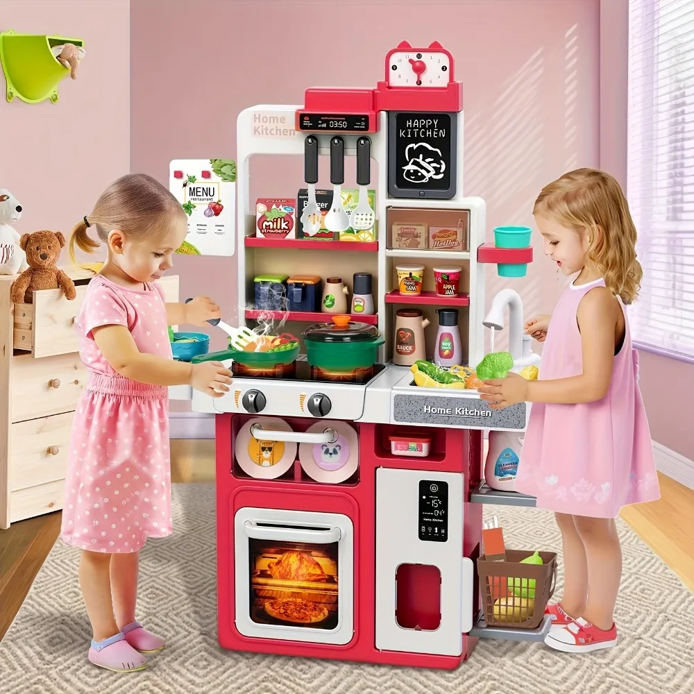 Kids Kitchen Playset with Realistic Lights & Sounds | Inspire Uplift