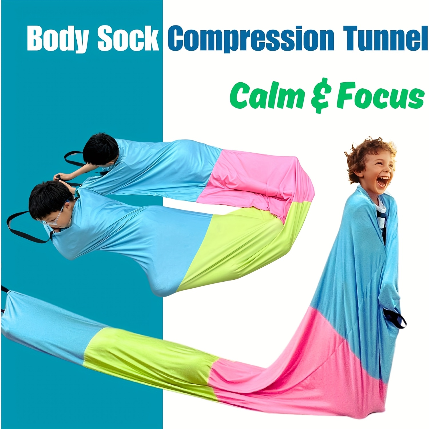 Sensory Compression Tunnel for Kids with Autism, ADHD, SPD | Inspire Uplift