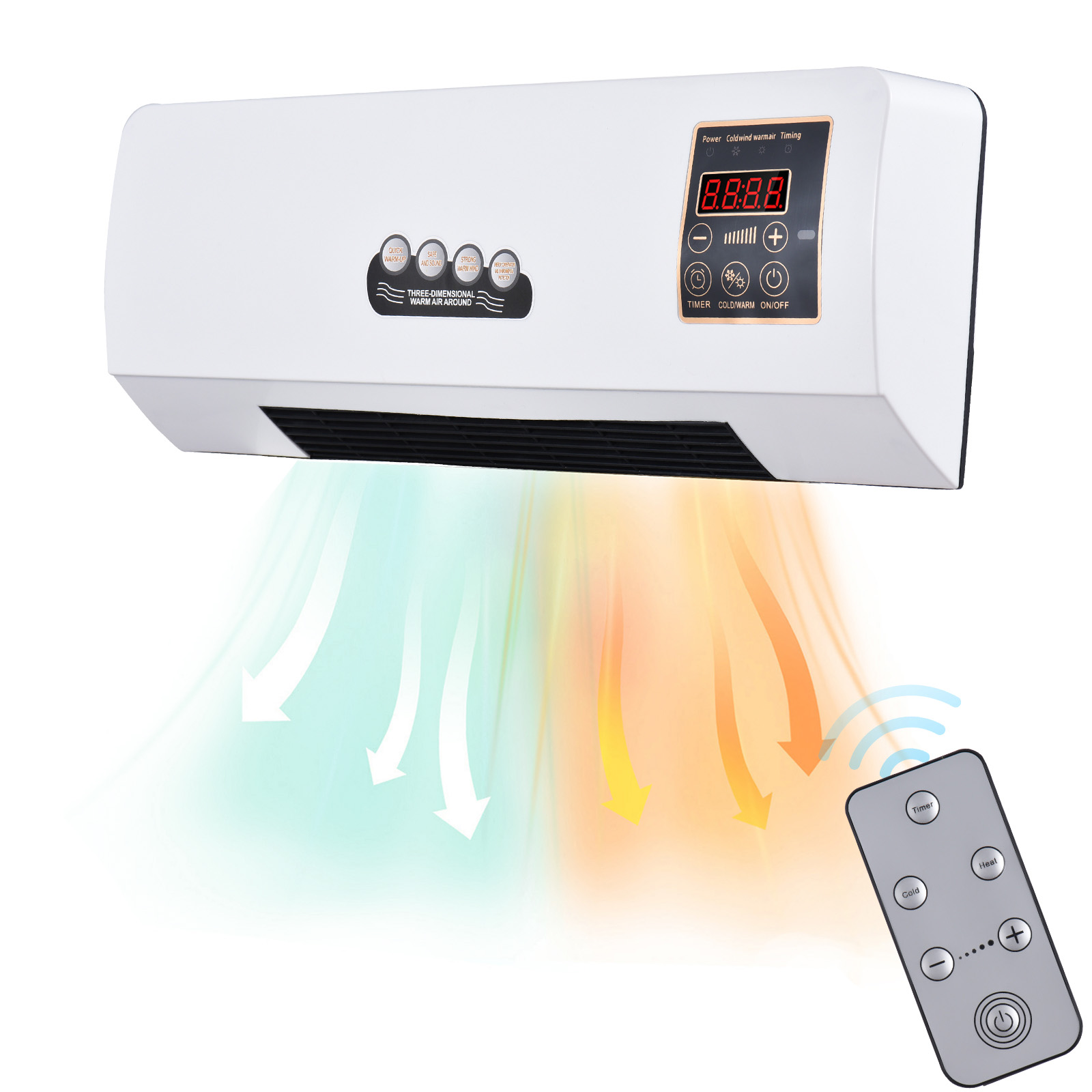 Wall Mounted Heater Fan Combo | Inspire Uplift