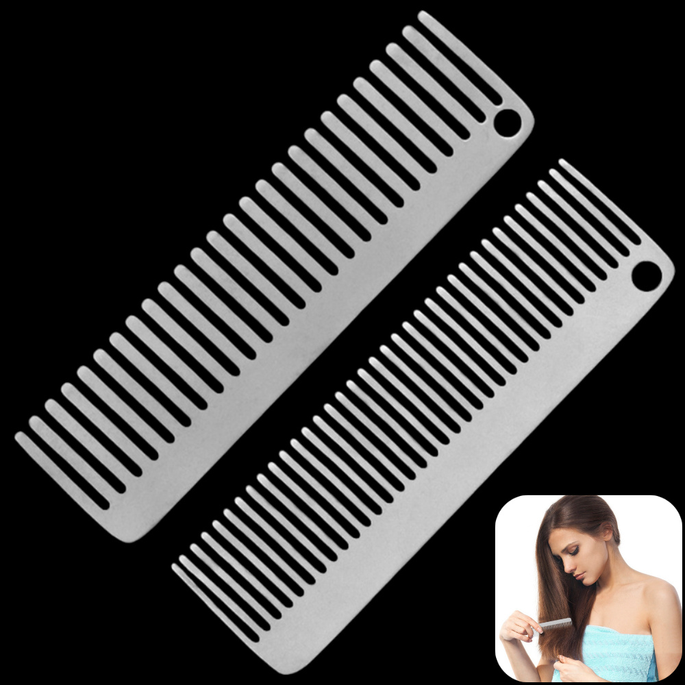 Titanium Pocket Comb Portable Keychain Tool | Inspire Uplift