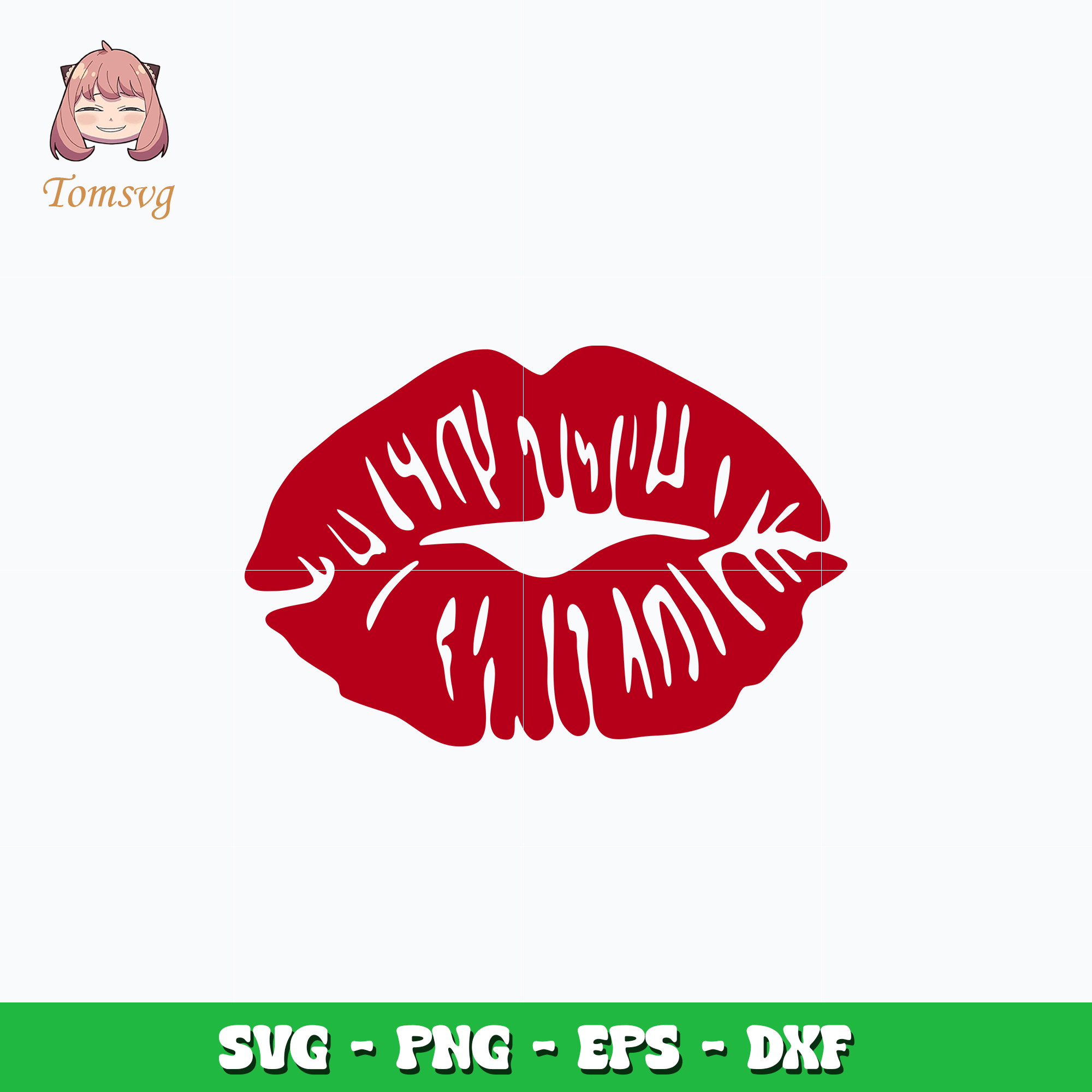 Kiss lips svg, lips design svg, lips girl svg, logo brand sv | Inspire ...