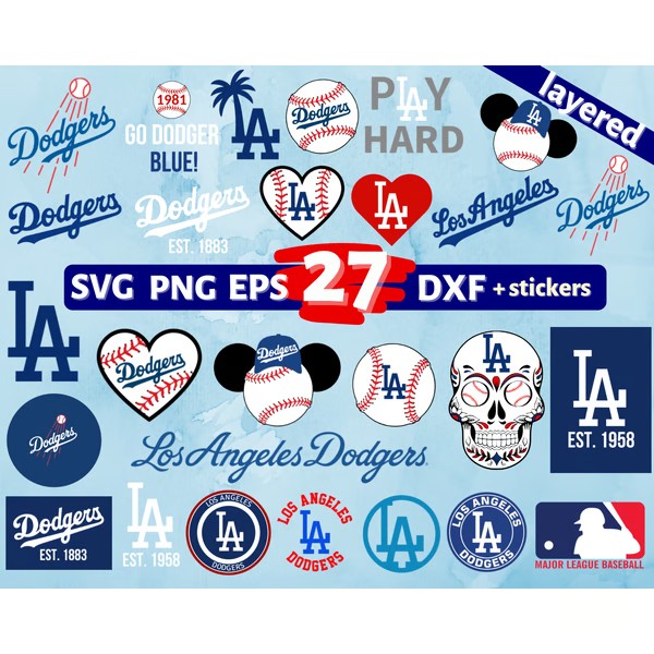 Digital Download, Los Angeles Dodgers svg, Los Angeles Dodge - Inspire ...