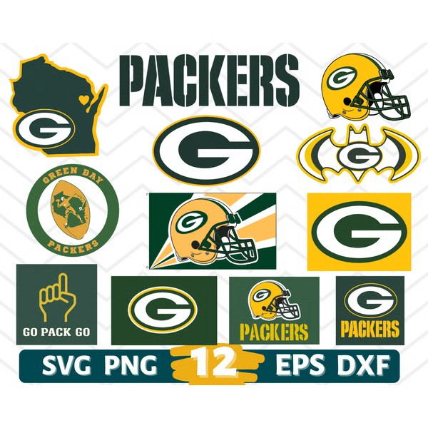 Digital Download, Green Bay Packers logo, Green Bay Packers - Inspire ...