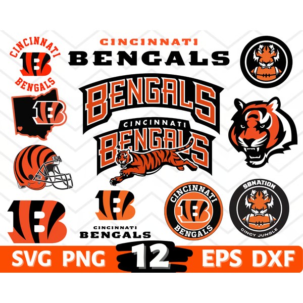 Digital Download, Cincinnati Bengals logo, Cincinnati Bengal | Inspire ...