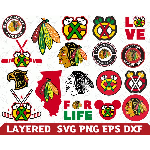 Digital Download, Chicago Blackhawks svg, Chicago Blackhawks - Inspire ...