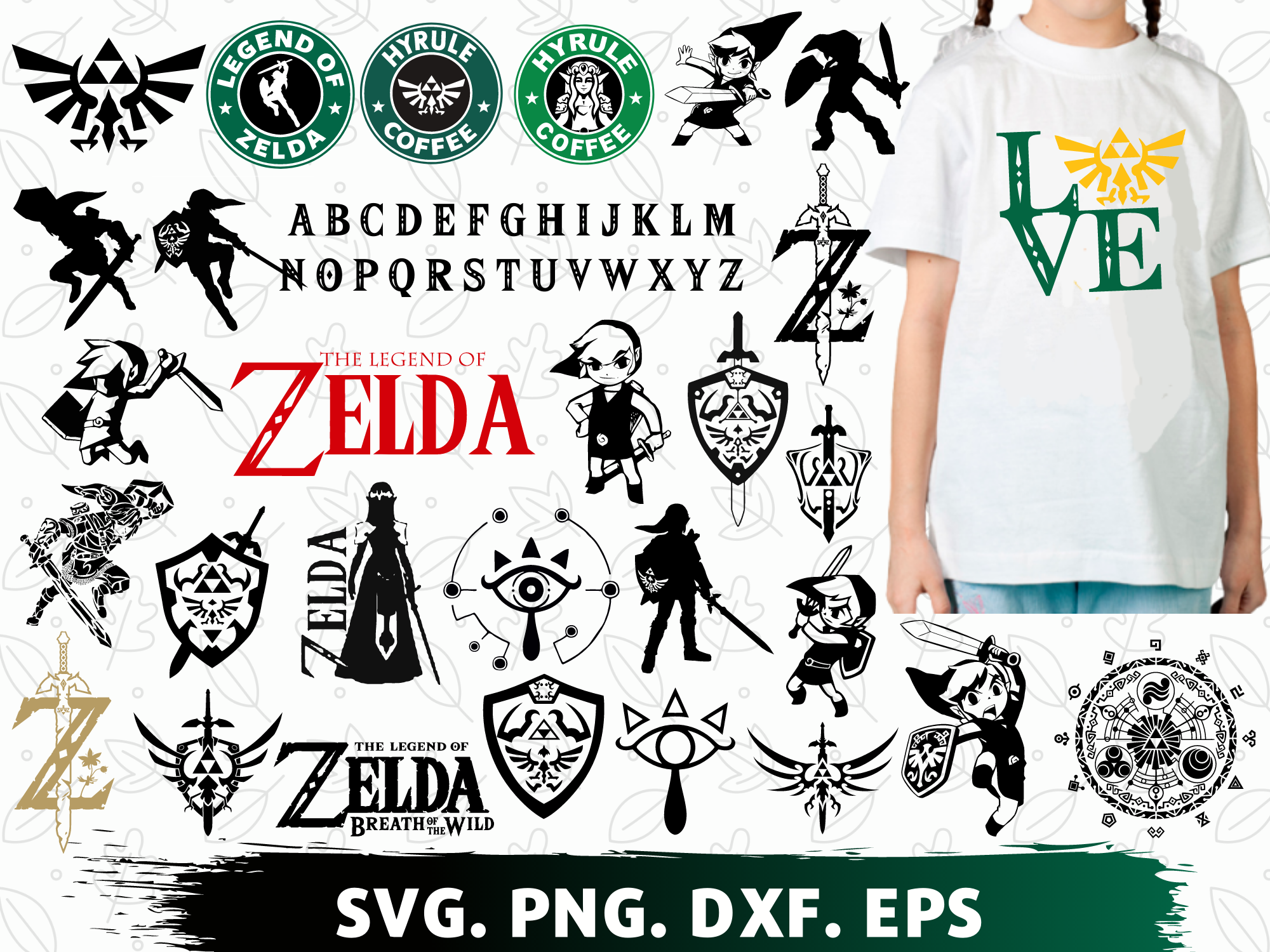 Big SVG Bundle, Digital Download, Zelda svg, Zelda png, Zeld - Inspire ...