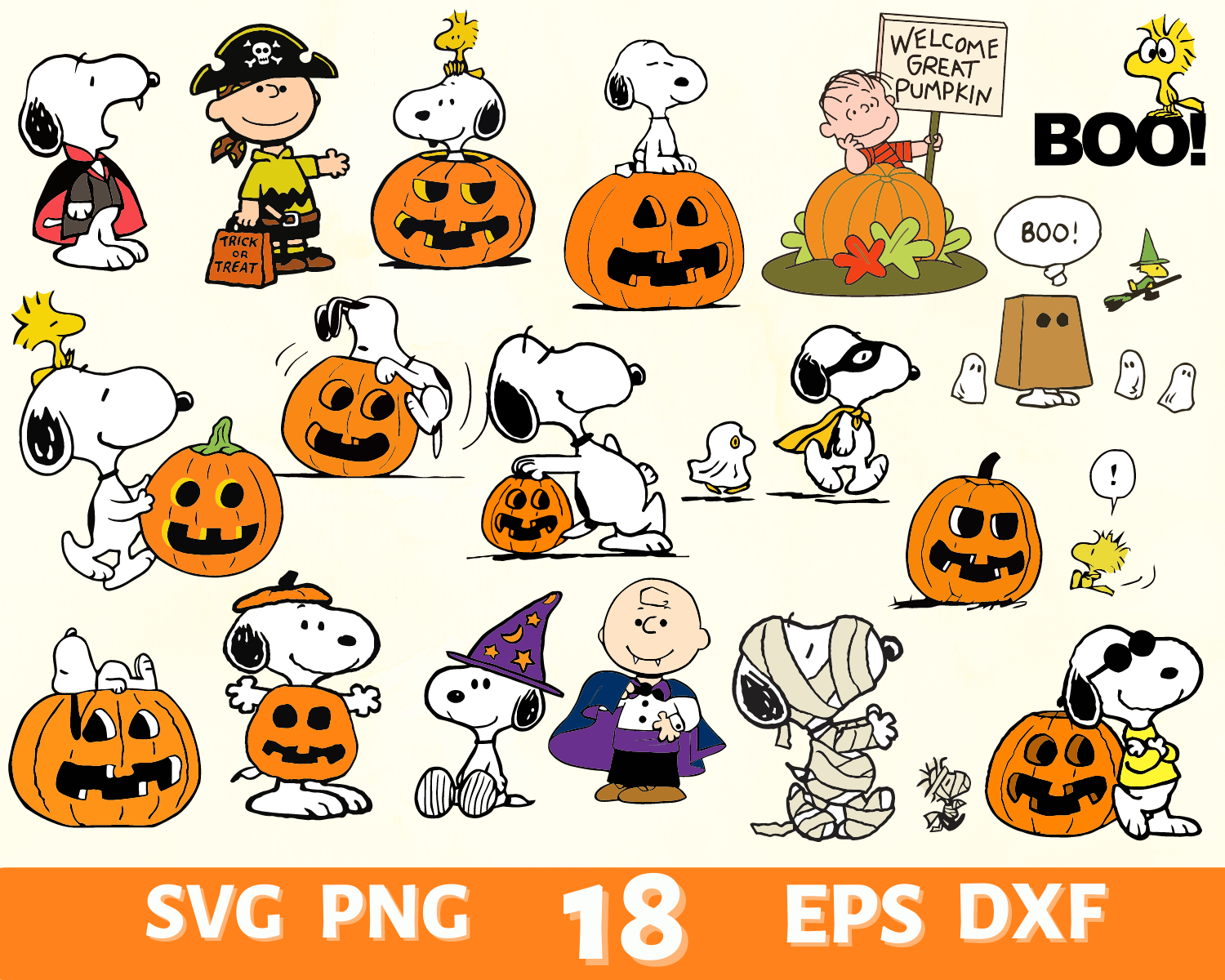 Big SVG Bundle, Digital Download, Snoopy clipart, Snoopy svg - Inspire ...