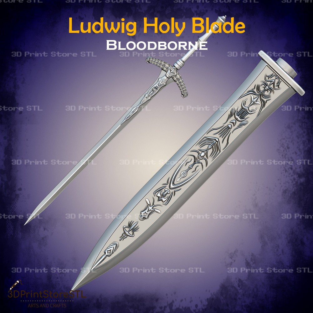 Ludwig Holy Blade Cosplay Bloodborne - STL File 3D print mod | Inspire ...
