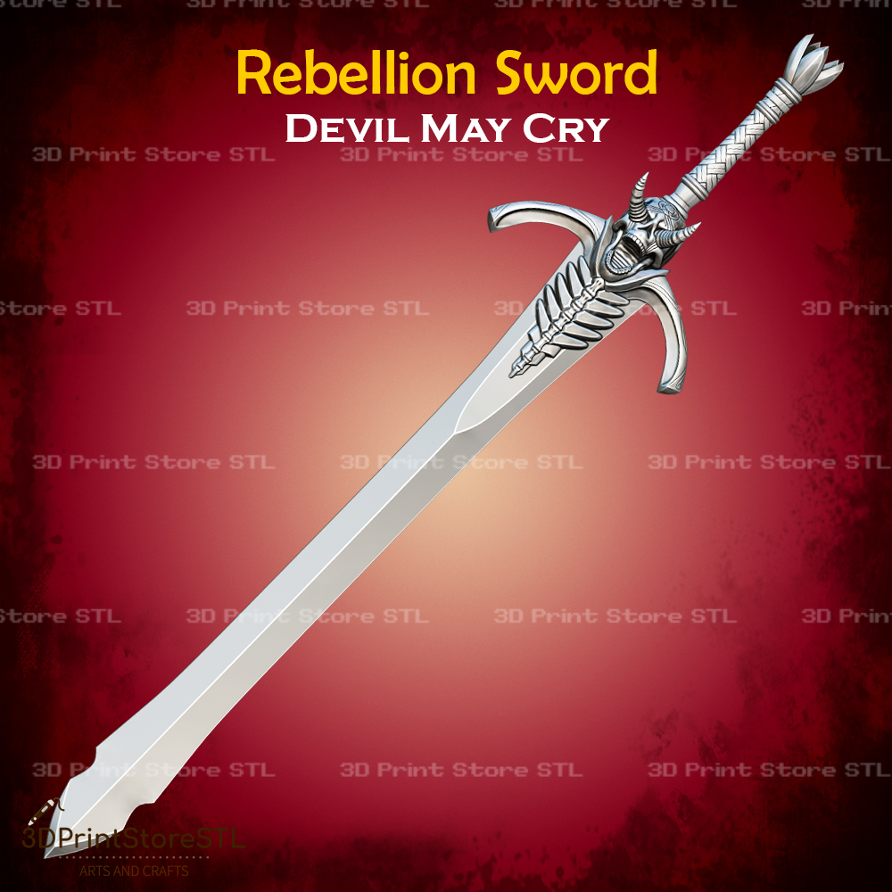 Rebellion Sword Cosplay Devil May Cry - STL File 3D print | Inspire Uplift