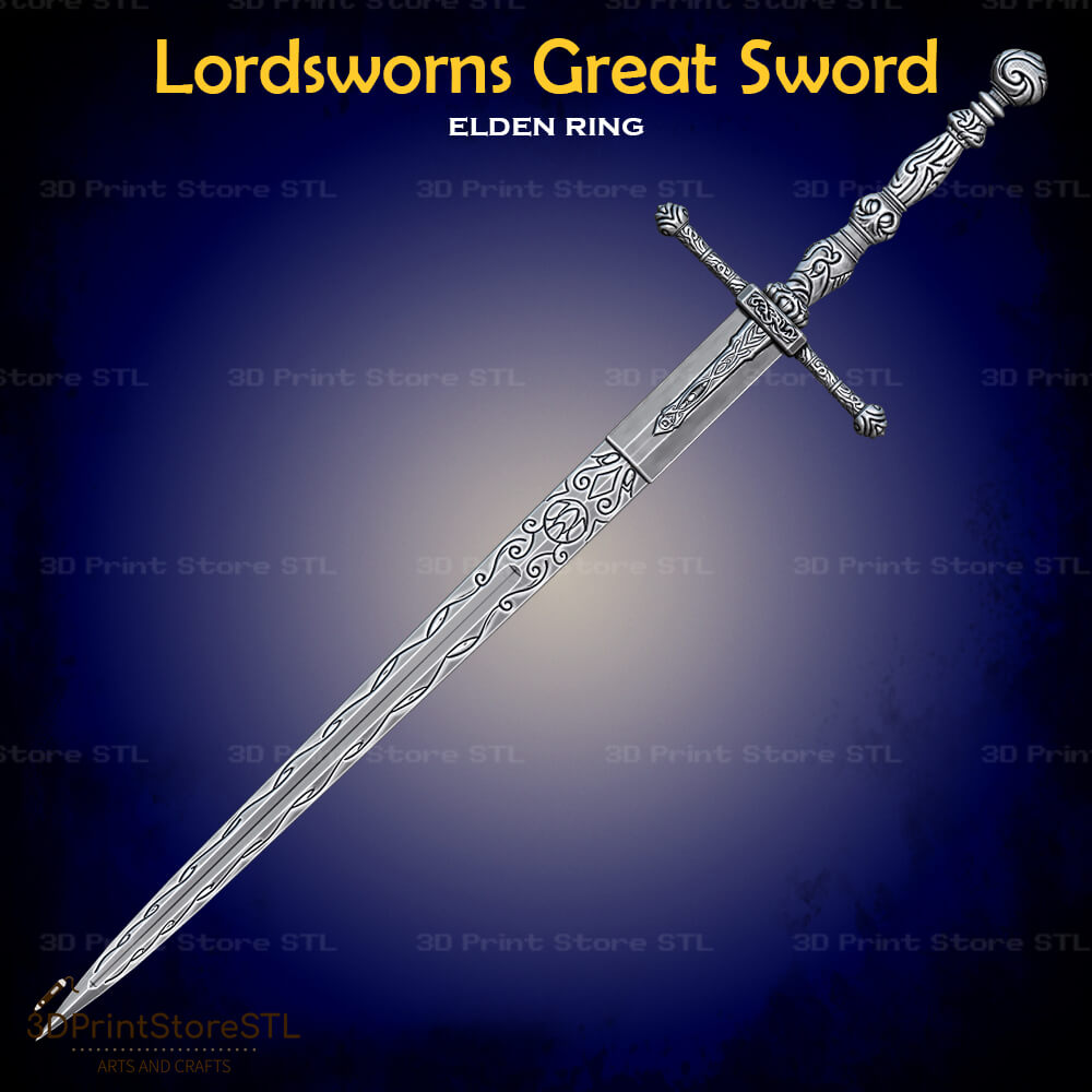 Lordsworns Great Sword Cosplay Elden Ring - STL File 3D | Inspire Uplift