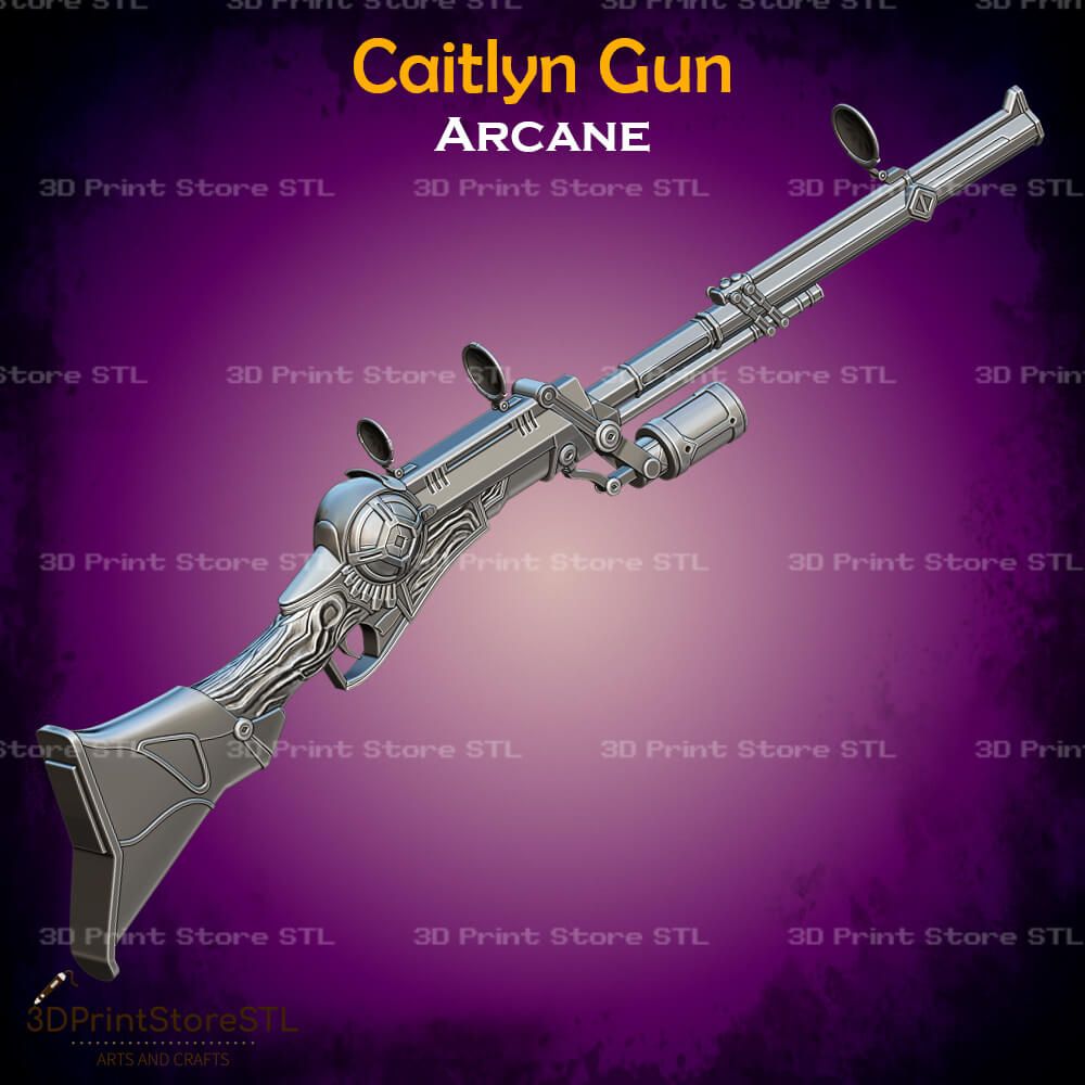 Caitlyn Gun Cosplay Arcane - STL File 3D print model | Inspire Uplift