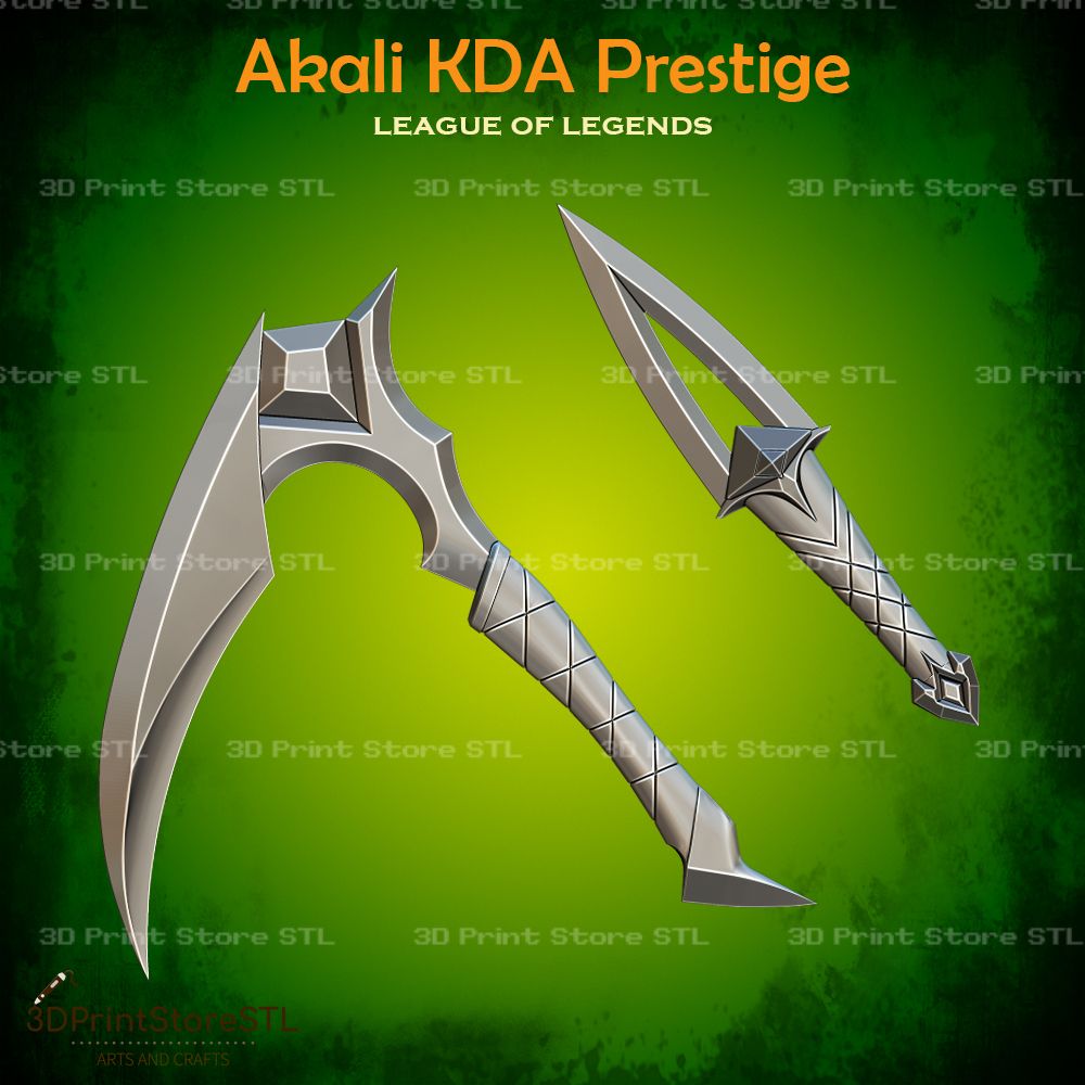 kali KDA Prestige Cosplay League of Legends - STL File | Inspire Uplift