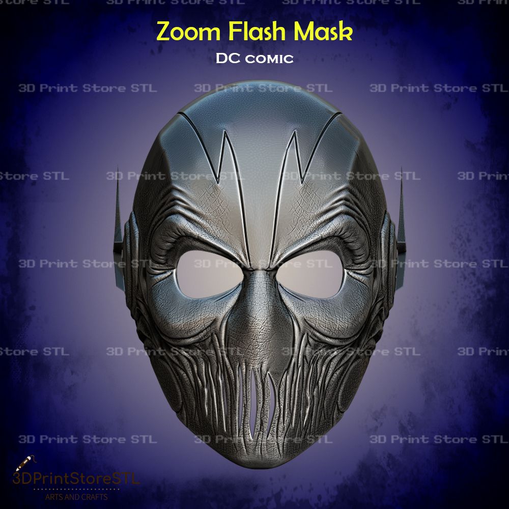 Zoom Flash Mask Cosplay DC - STL File 3D print model | Inspire Uplift