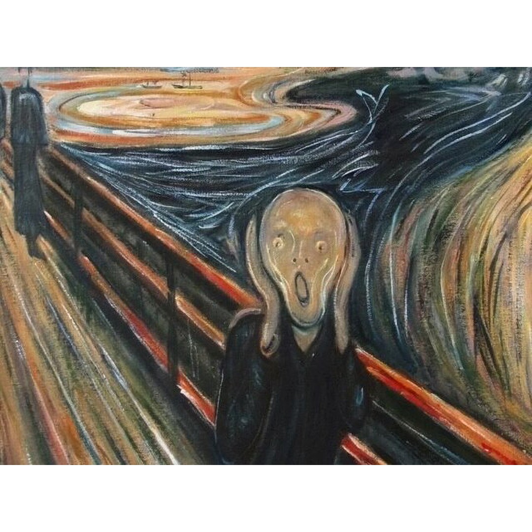Paint by Numbers The Scream by Edvard Munch 1893 - Paint by | Inspire ...
