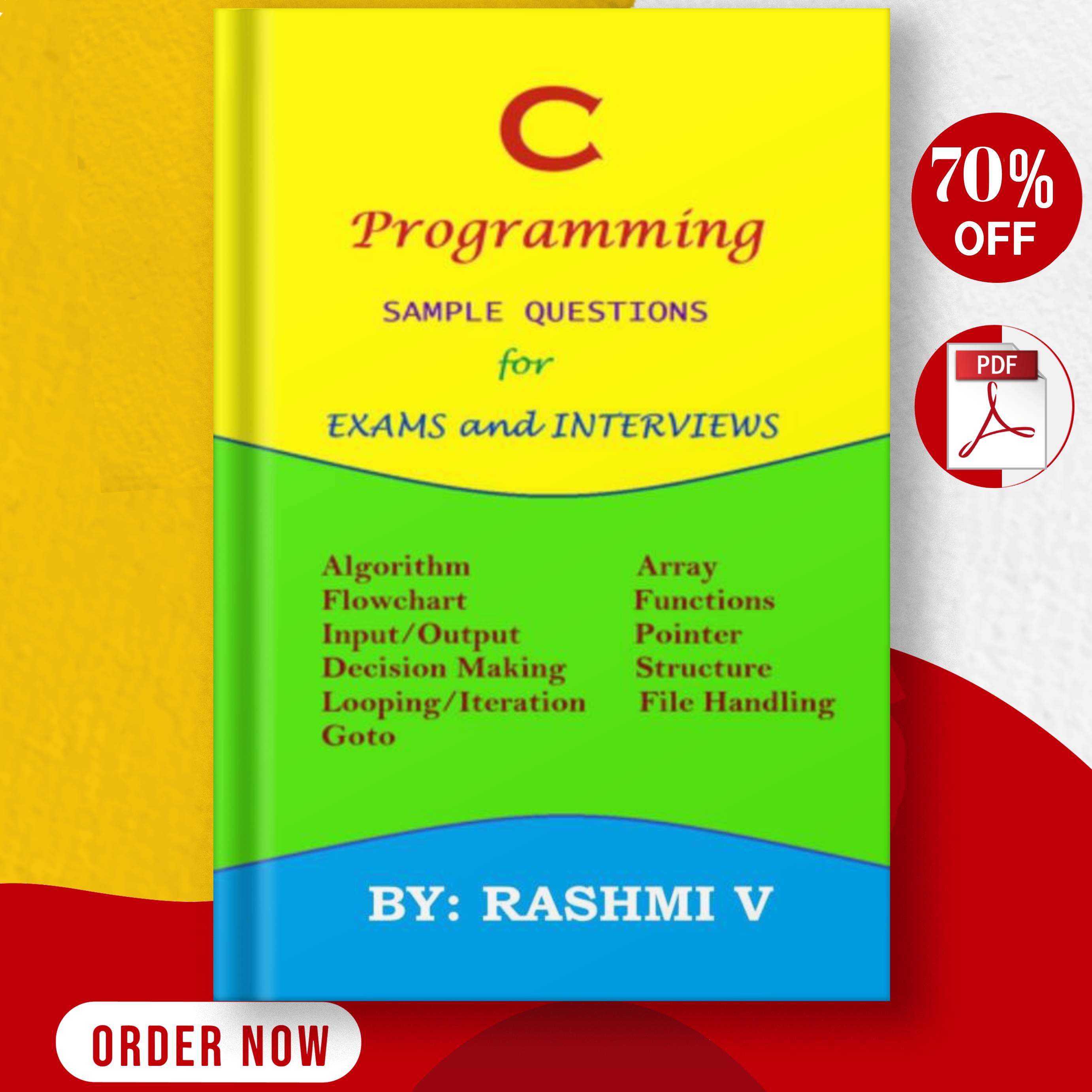 E-bookC PROGRAMMING SAMPLE QUESTIONS FOR EXAMS A Rashmi V | Inspire Uplift