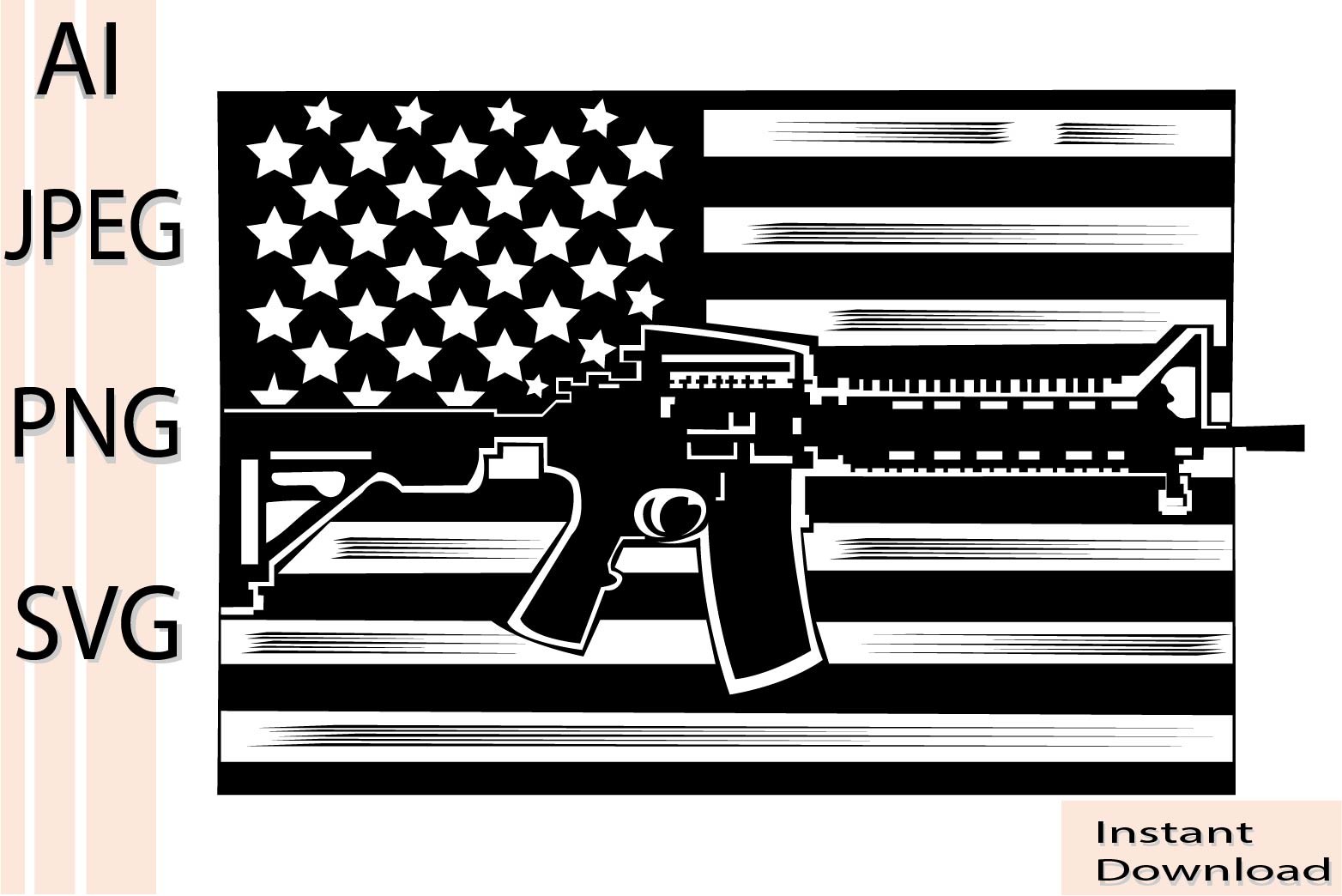 Guns SVG/ Military Weapon svg/ Pistol Svg/ Weapon svg/ clipa - Inspire ...