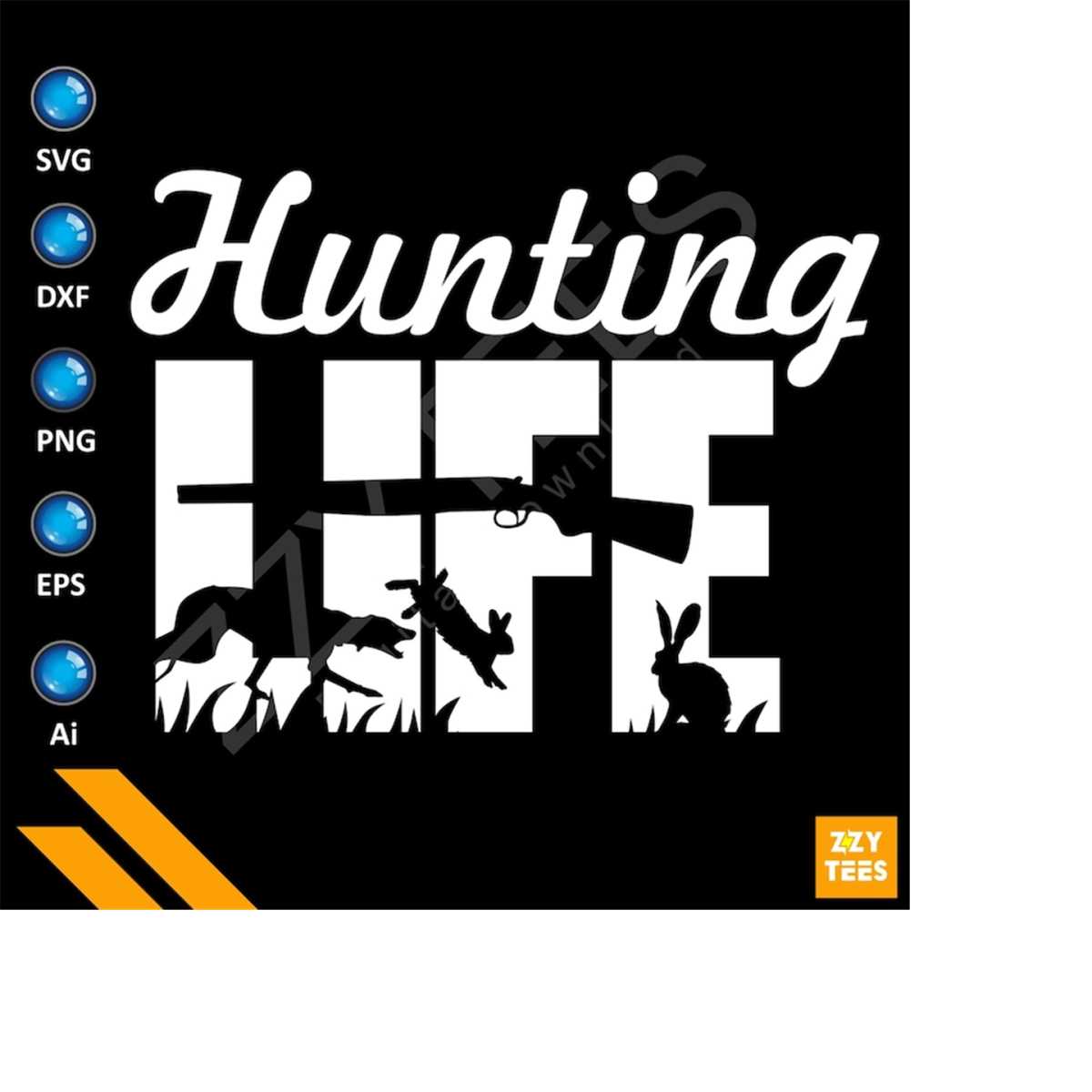 Hunting Life SVG - Wild Rabbit, Hunting Rabbit SVG, Hunting | Inspire ...