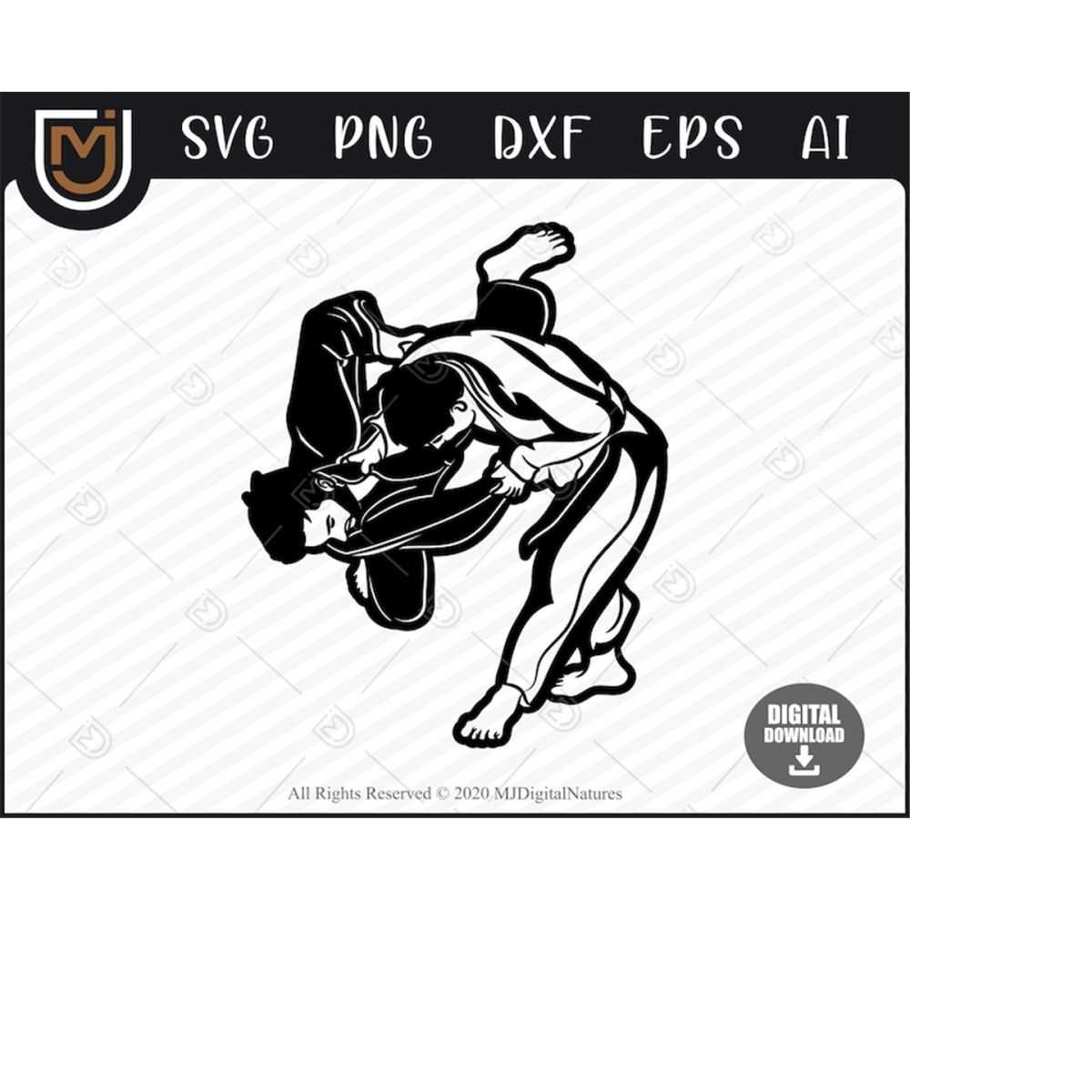 Judo SVG Files Practitioners 04 - Martial Arts SVG, MMA Svg, | Inspire ...