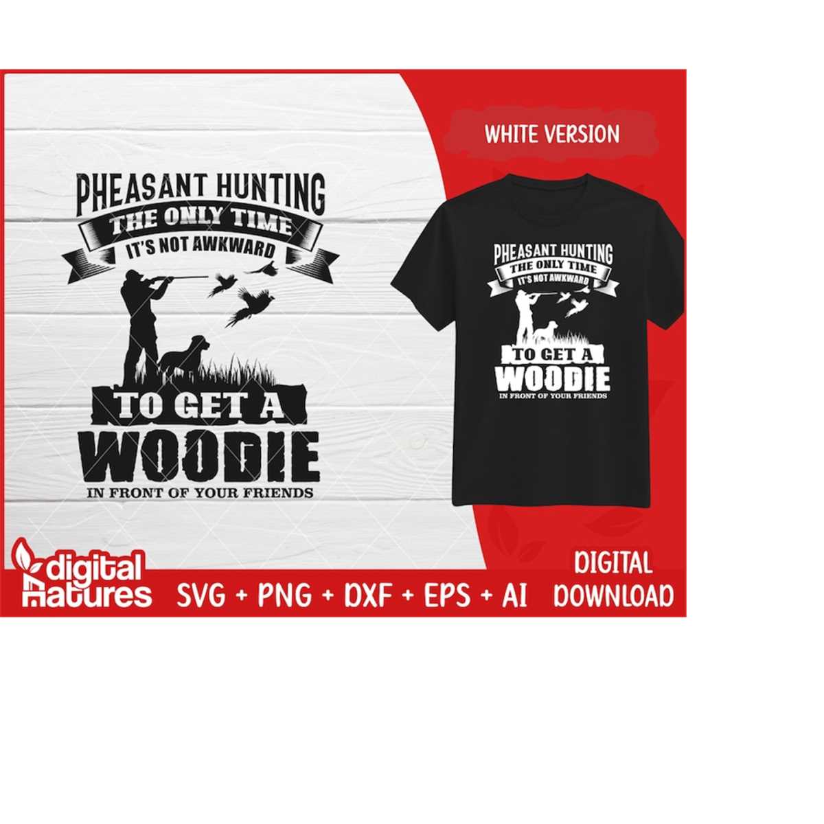 Pheasant Hunting SVG Hunter Woodie - Pheasant Clipart, Bird | Inspire ...