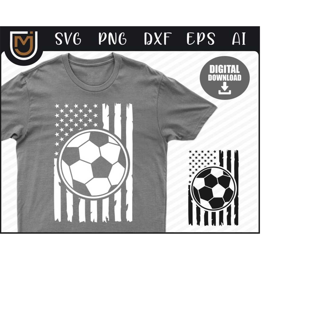 USA Flag Soccer Ball Svg - Sports SVG - Soccer Cut File, Soc | Inspire ...