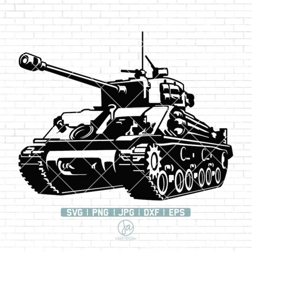 Military Tank SVG 02 | United States Army Svg | Marine War V | Inspire ...