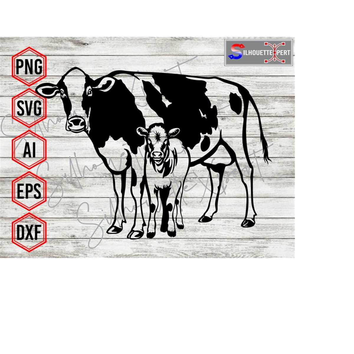 Cow svg, Farm Animals svg, Farm Life svg - Vector, Clipart, | Inspire ...