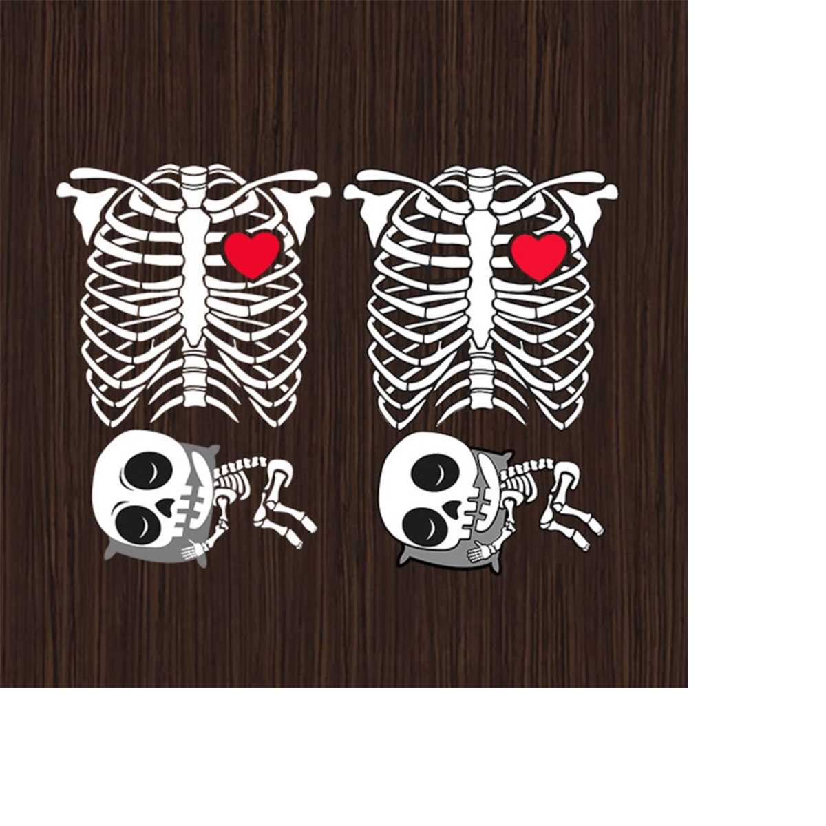 Baby Skeleton Layered SVG png, Pregnancy skeleton Svg, Funny | Inspire ...