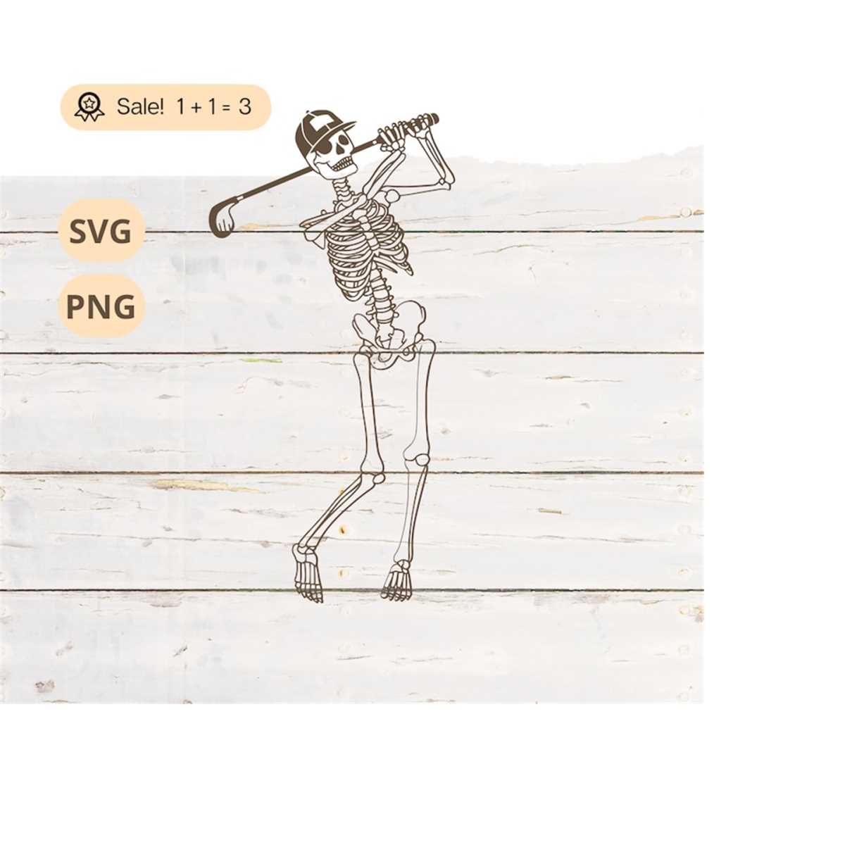 Skeleton Golfer SVG PNG, Golf svg, Skeleton SVG, Golf Life s | Inspire ...