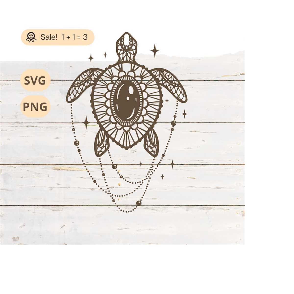 Boho Sea Turtle SVG PNG, Sea Turtle svg, Lace svg, Turtle fi - Inspire ...