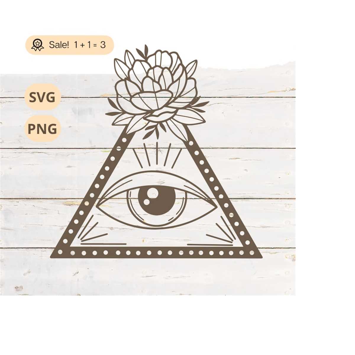 All Seeing Eye SVG PNG, Evil Eye svg, Eyeball Svg, Illuminat | Inspire ...