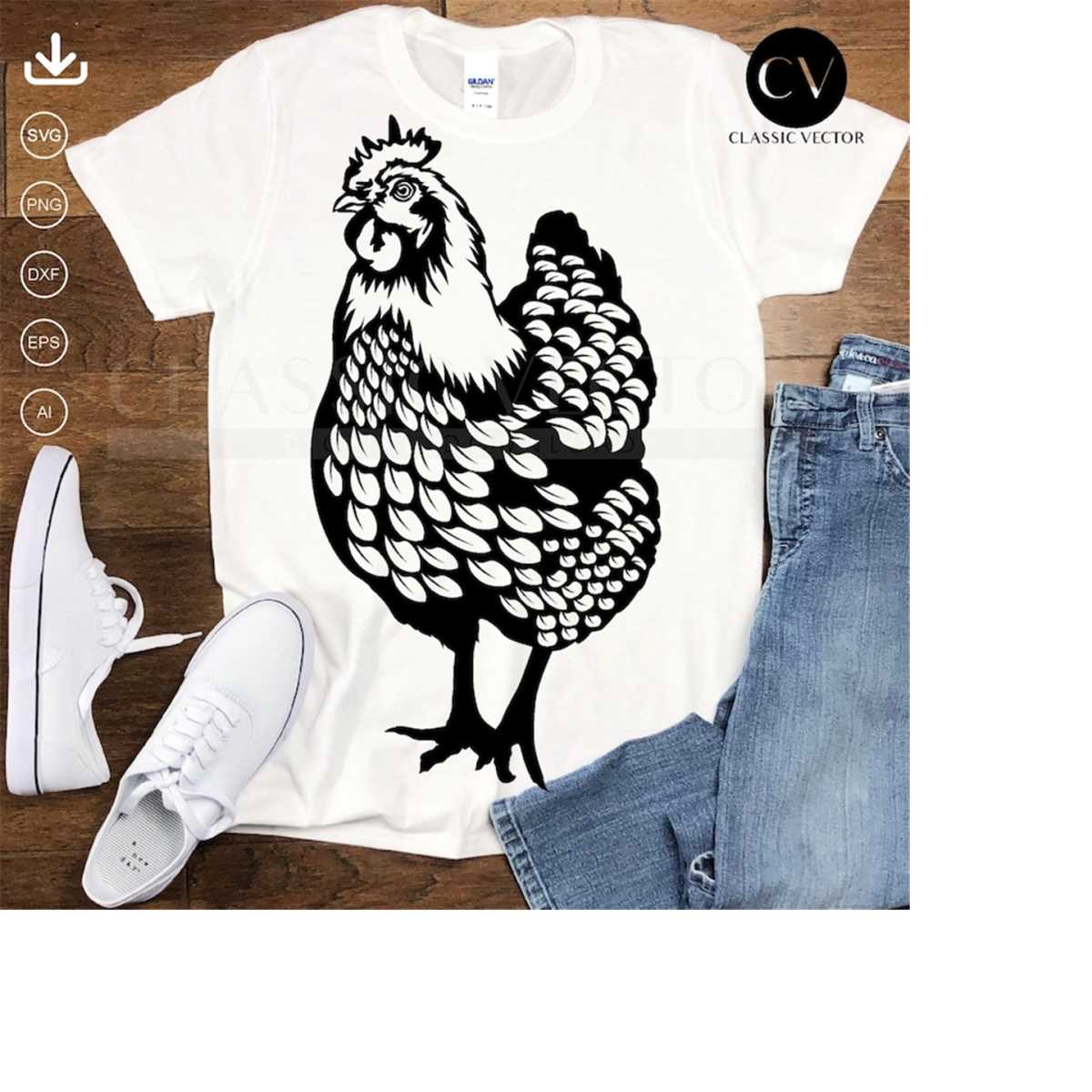 Hen Svg - Chicken Svg | Inspire Uplift