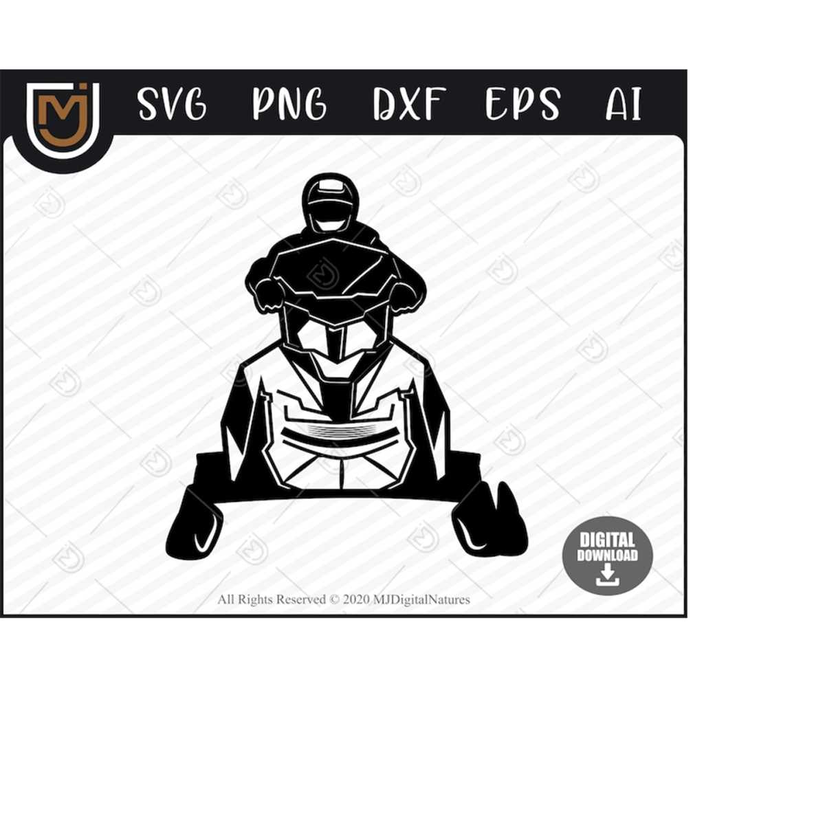 Snowmobile Svg Rider 01 - Snowmobiling Svg, Snowmobile Clipa | Inspire ...