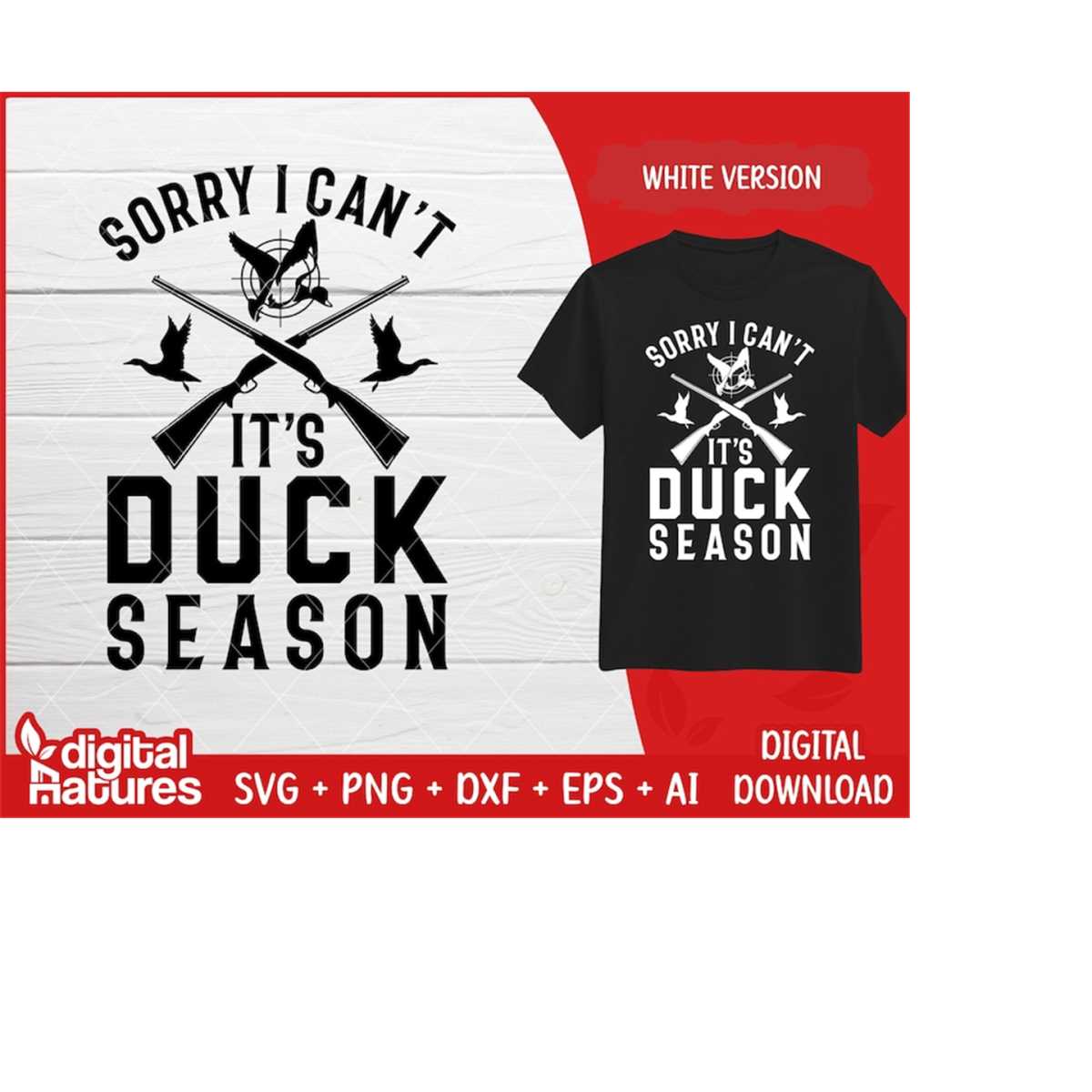 Vintage It's Duck Season SVG - Waterfowl Svg, Bird Hunting S | Inspire ...