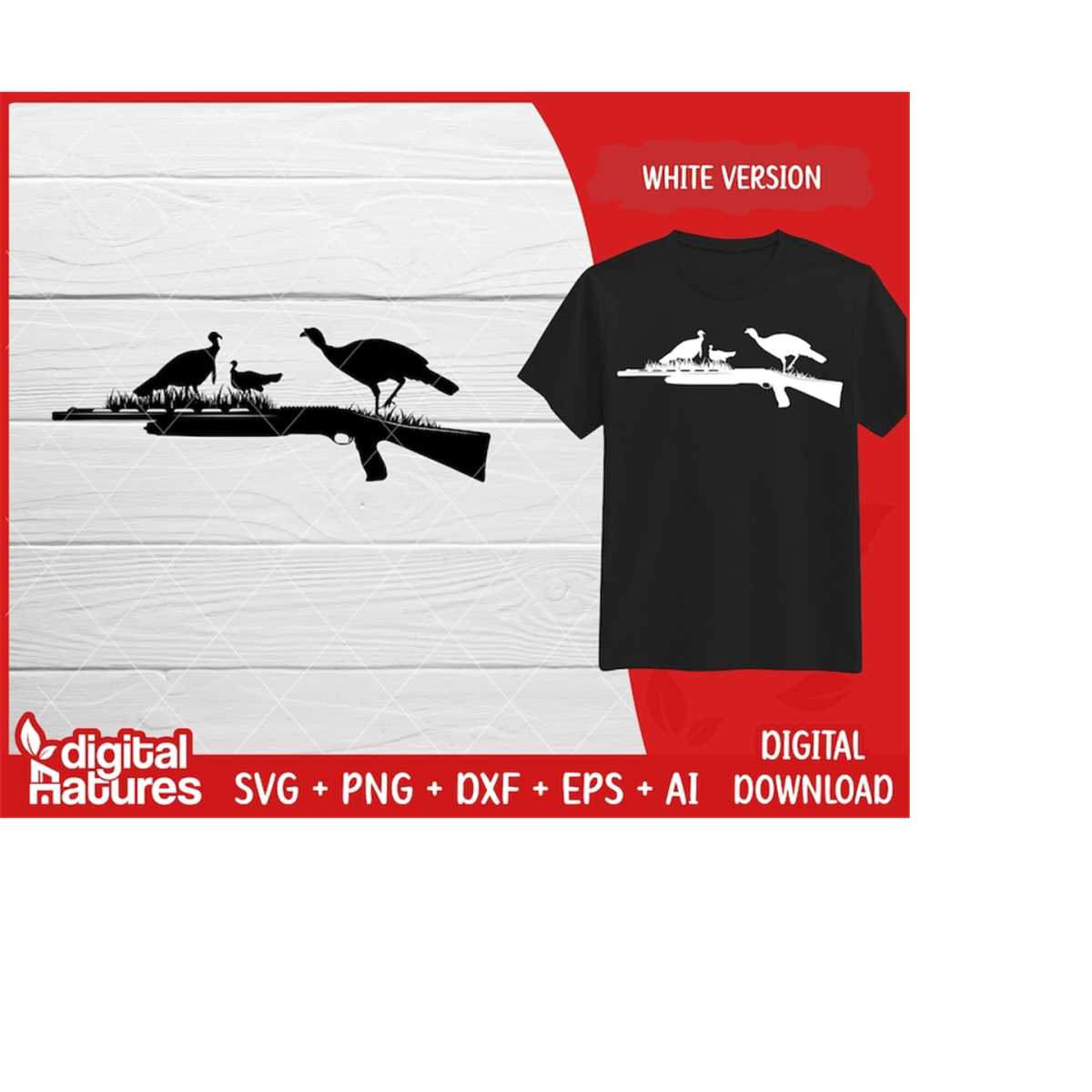 05 Creative Shotgun Turkey SVG - Turkey Clipart, Turkey Hunt | Inspire ...