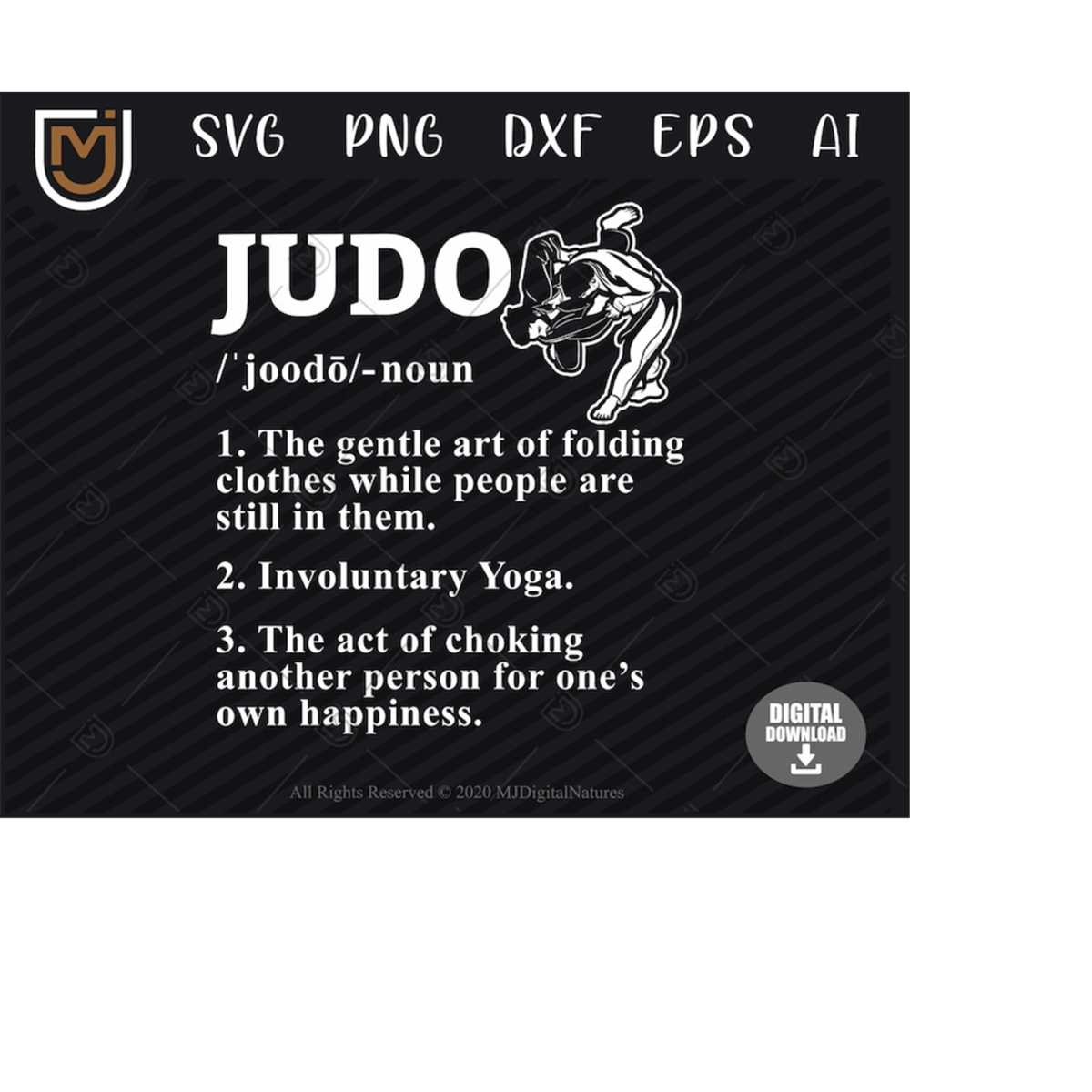 Judo SVG Files Judo Definition - Martial Arts SVG, MMA Svg, - Inspire ...