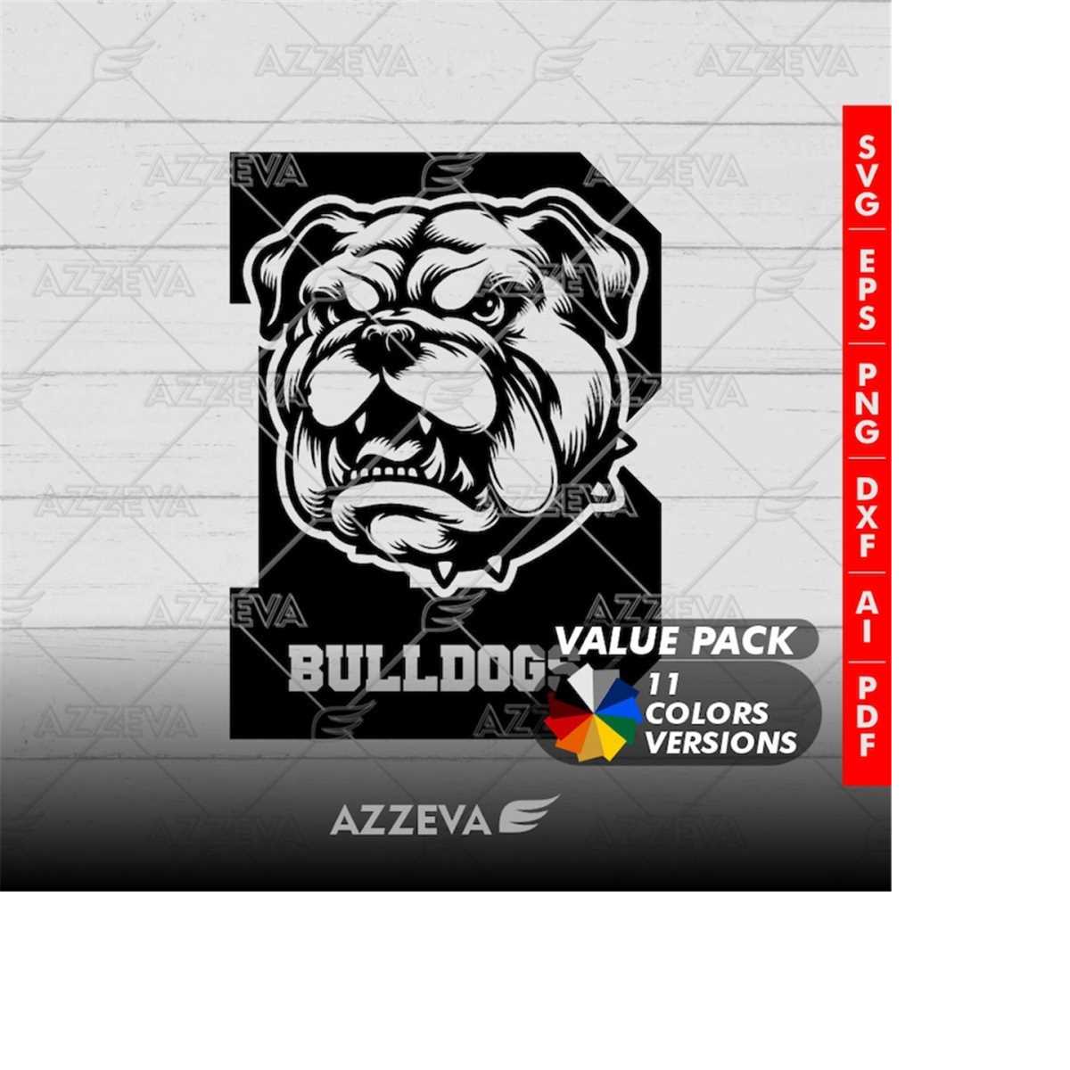 Bulldog Logo generic Design svg, png, eps, ai, dxf, png, pdf | Inspire Uplift