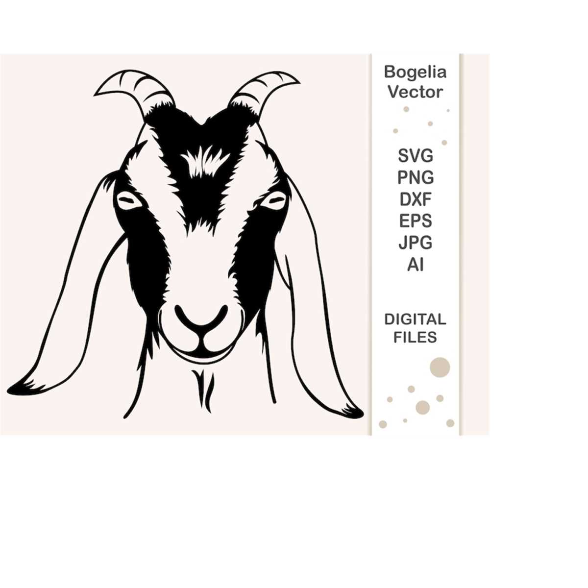 Goat Svg, Cut file, Farm Animal Svg, Farmhouse Svg, Svg for | Inspire ...