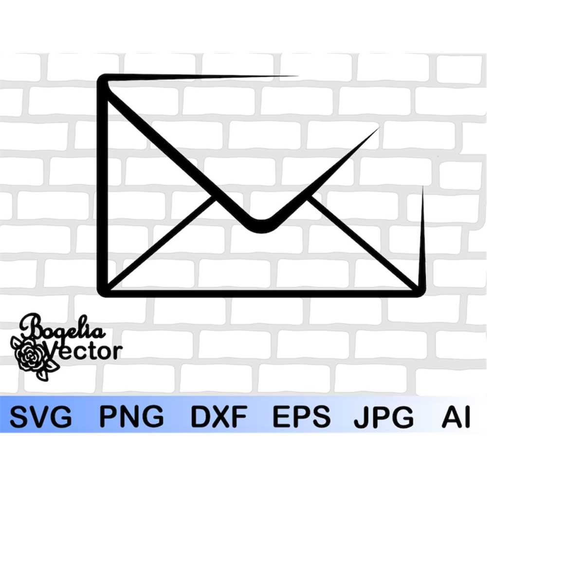 Envelope Svg file, Envelope Cut file, Mail, Letter, Valentin | Inspire ...