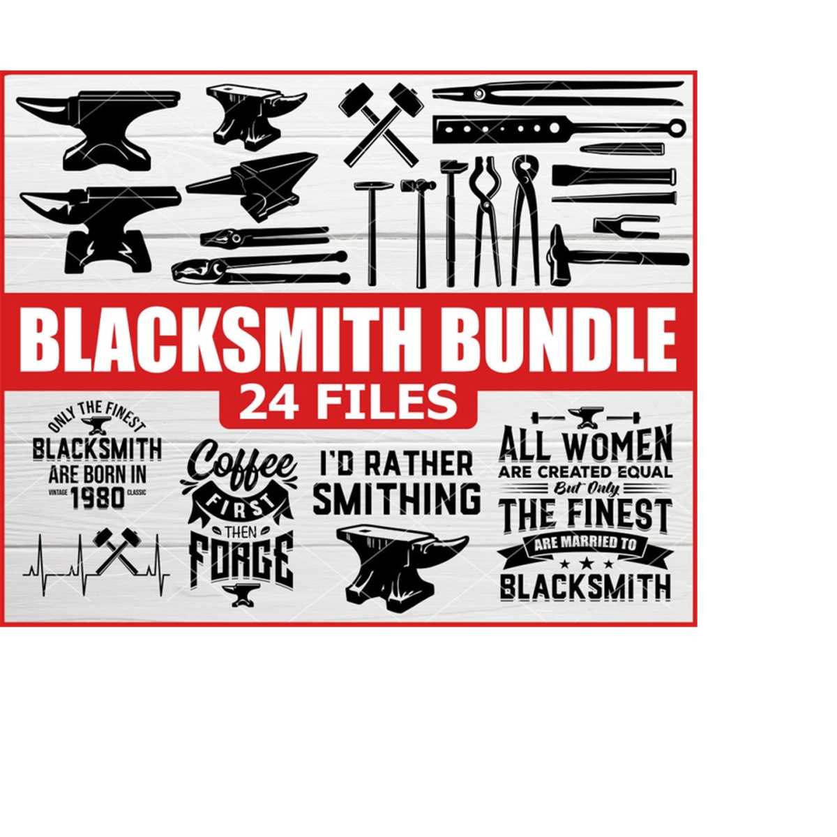 24 Files Bundle Blacksmith SVG - Forge SVG, Blacksmithing sv | Inspire ...