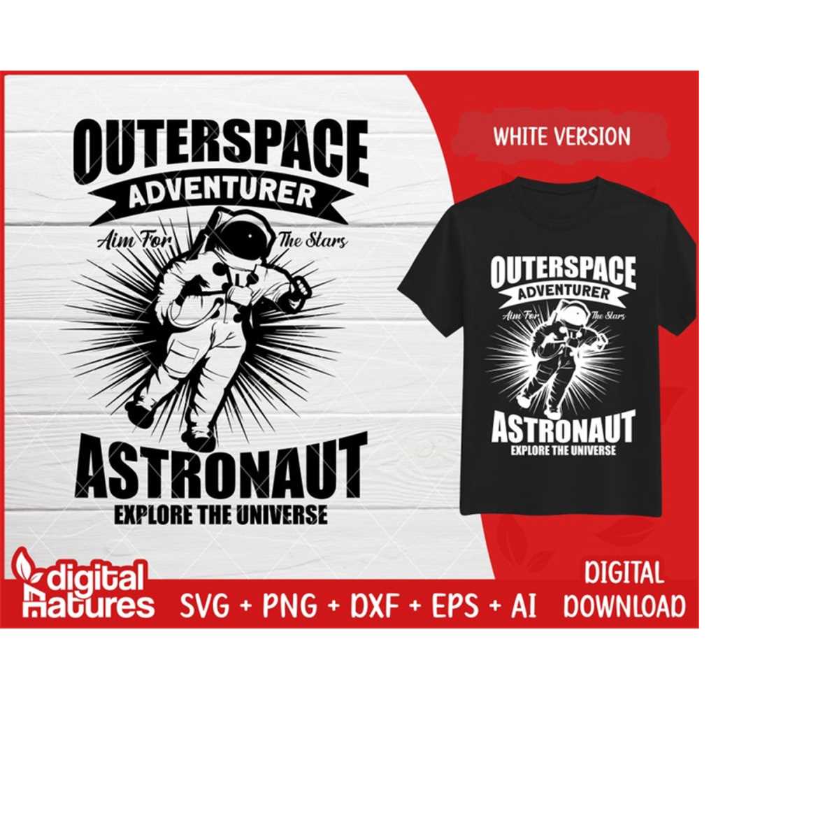 Outerspace Astronaut Svg - Galaxy Svg, Space svg, Spaceman s - Inspire ...