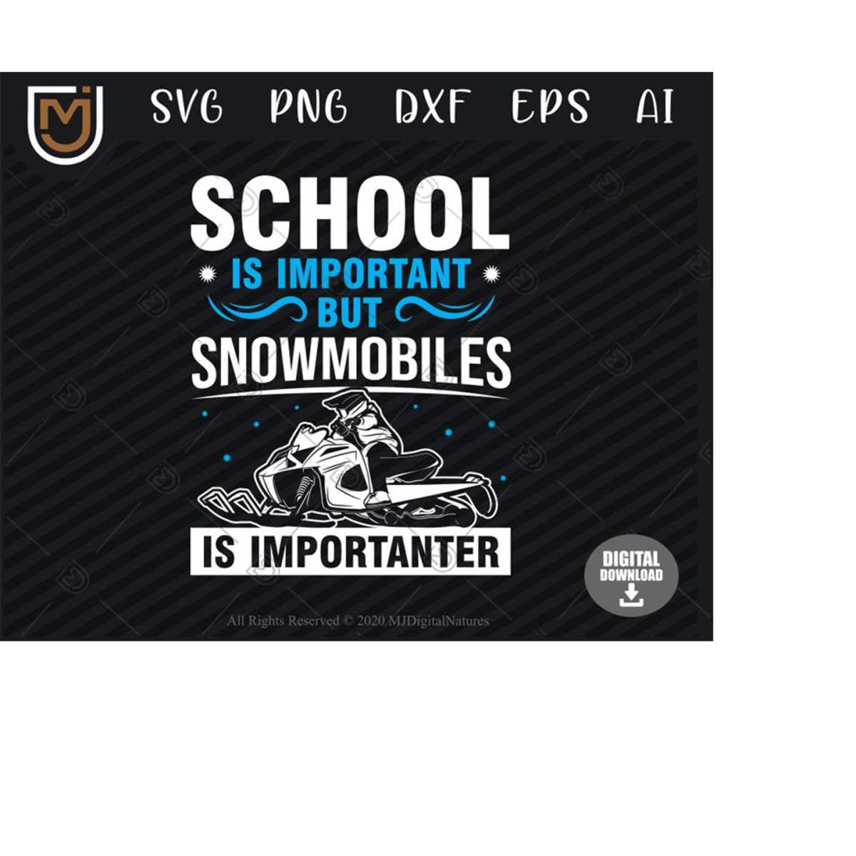 Snowmobile Svg Important, Snowmobiling Svg, Snowmobile Clipa | Inspire ...