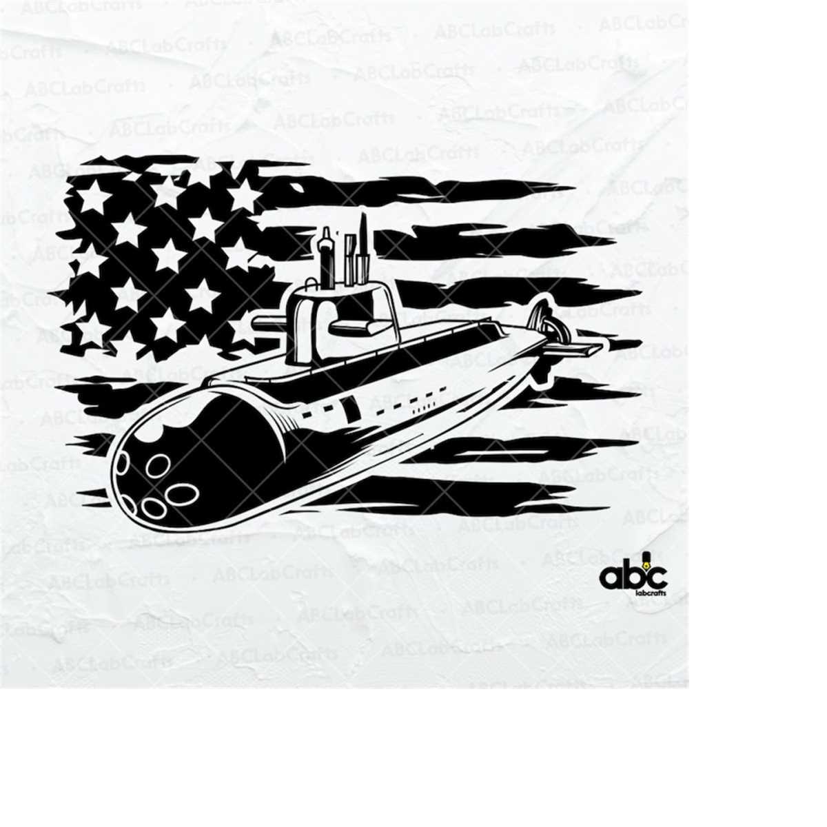 US Submarine Svg File | US Navy Svg | Warship Svg | Submarin - Inspire ...