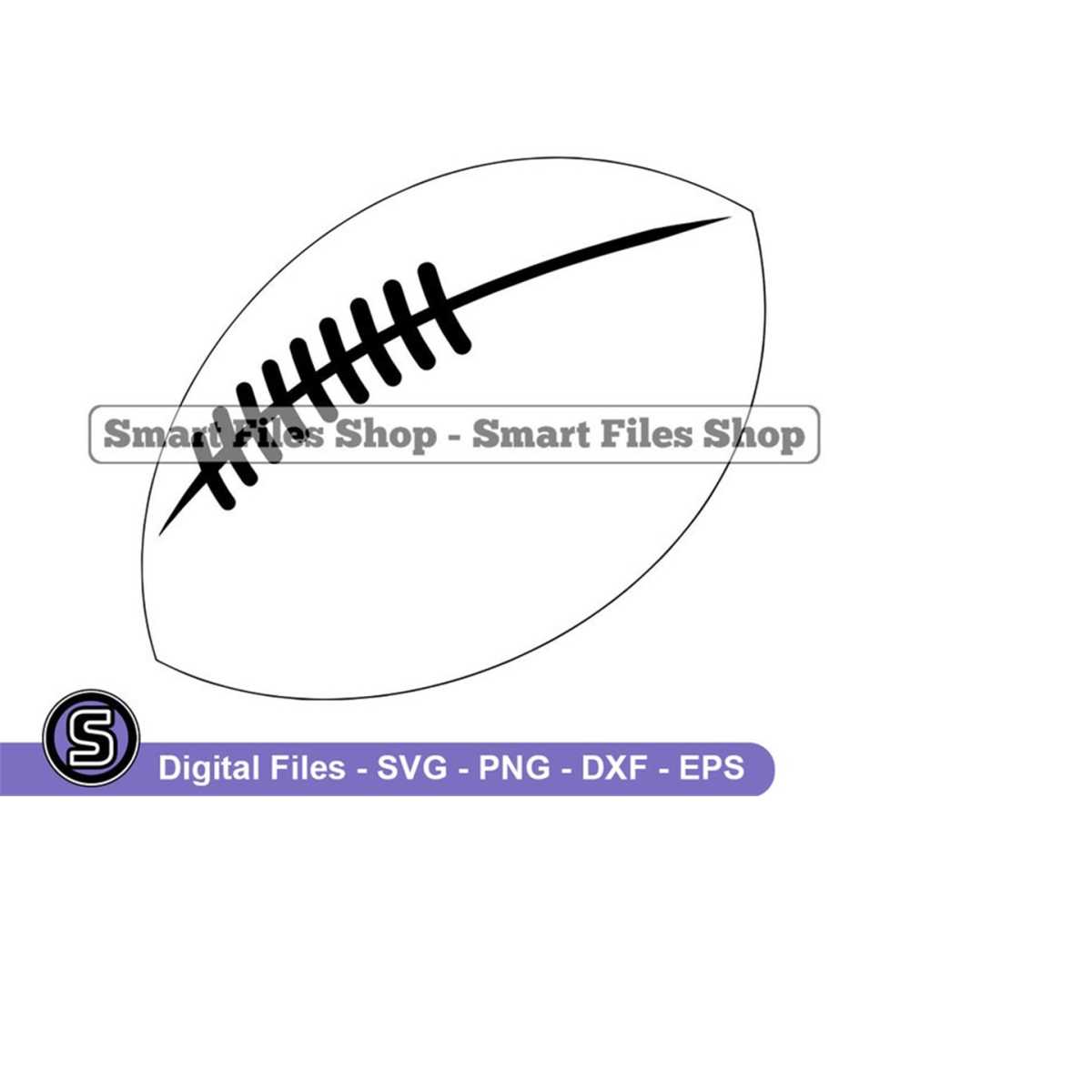 Football Outline SVG, Sport Svg, Football Dxf, Football Png, | Inspire ...