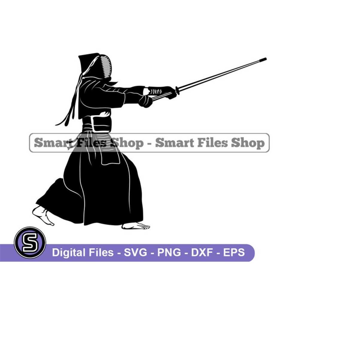 Kendo 2 SVG, Kendo SVG, Martial Arts Svg, Kendo Dxf, Kendo P | Inspire ...