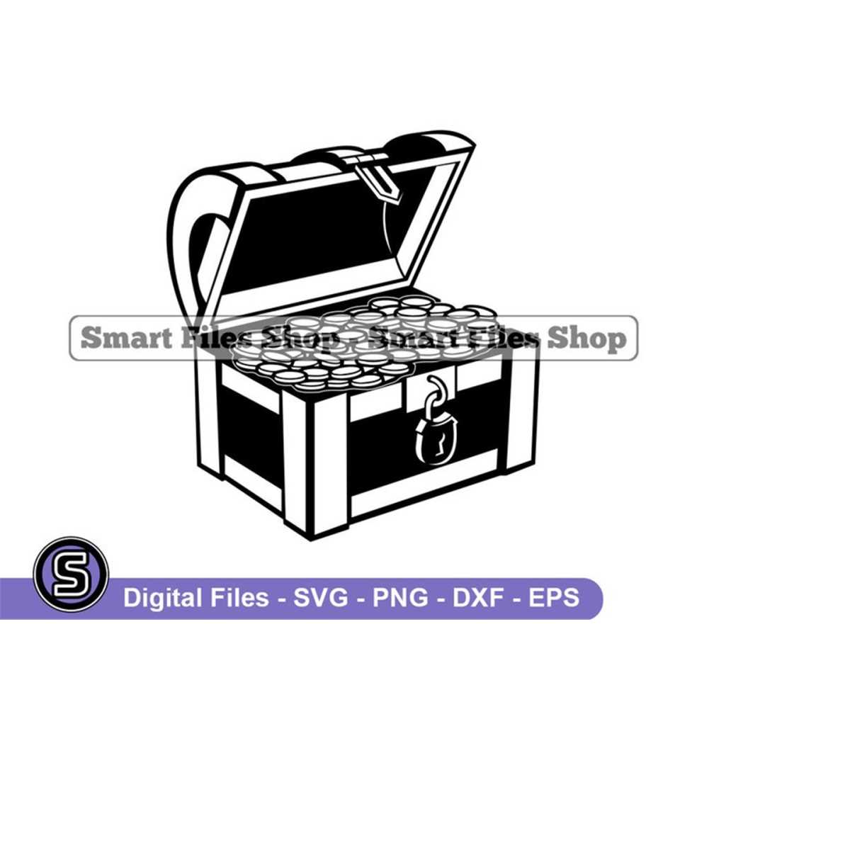 Pirate Treasure Chest Svg, Treasure Chest Svg, Pirate Svg, T | Inspire ...