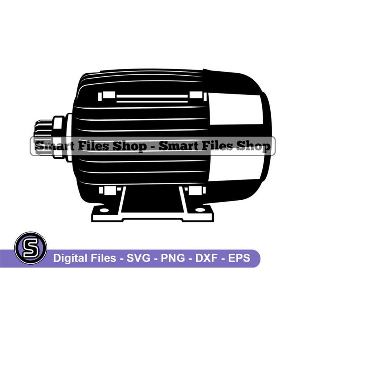 Electric Motor 2 Svg, Electric Car Motor Svg, EV Motor Svg, | Inspire ...